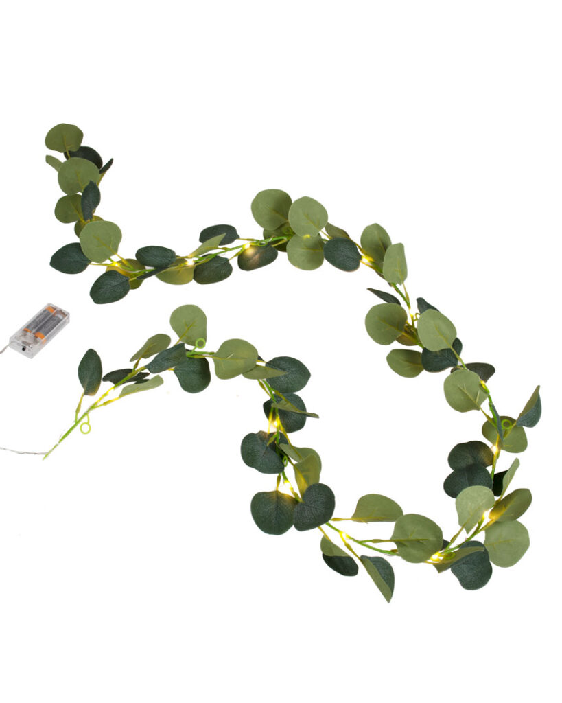 Eukalyptus string lights lyskæde med LED lys