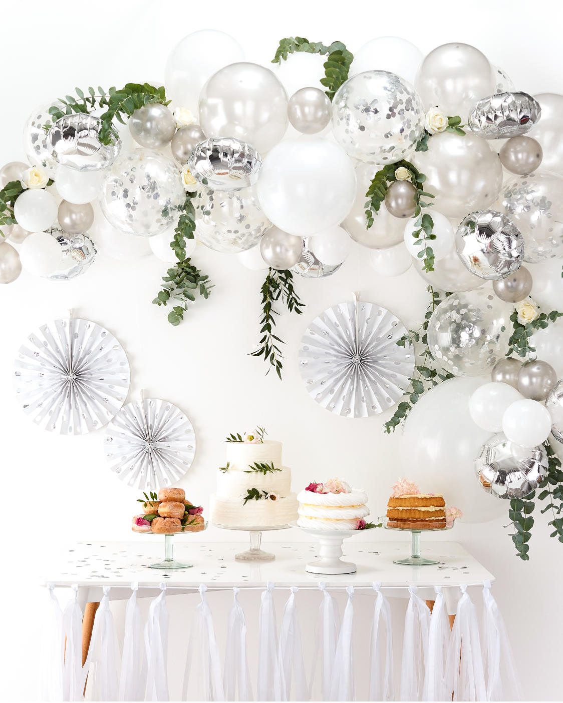 sølvbryllup pynt - Festissimo