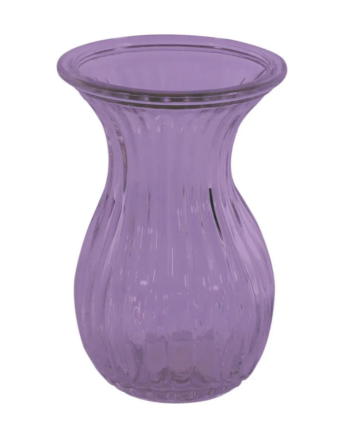 Lille høj lilla vase | Smukke glasvaser til dit festbord